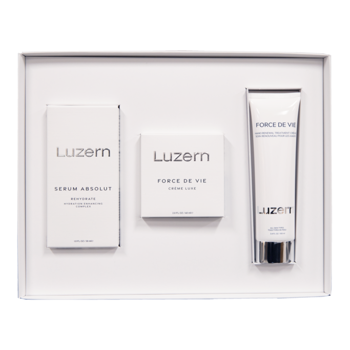 LUZERN: Crème Luxe and Rehydrate Serum Gift Set